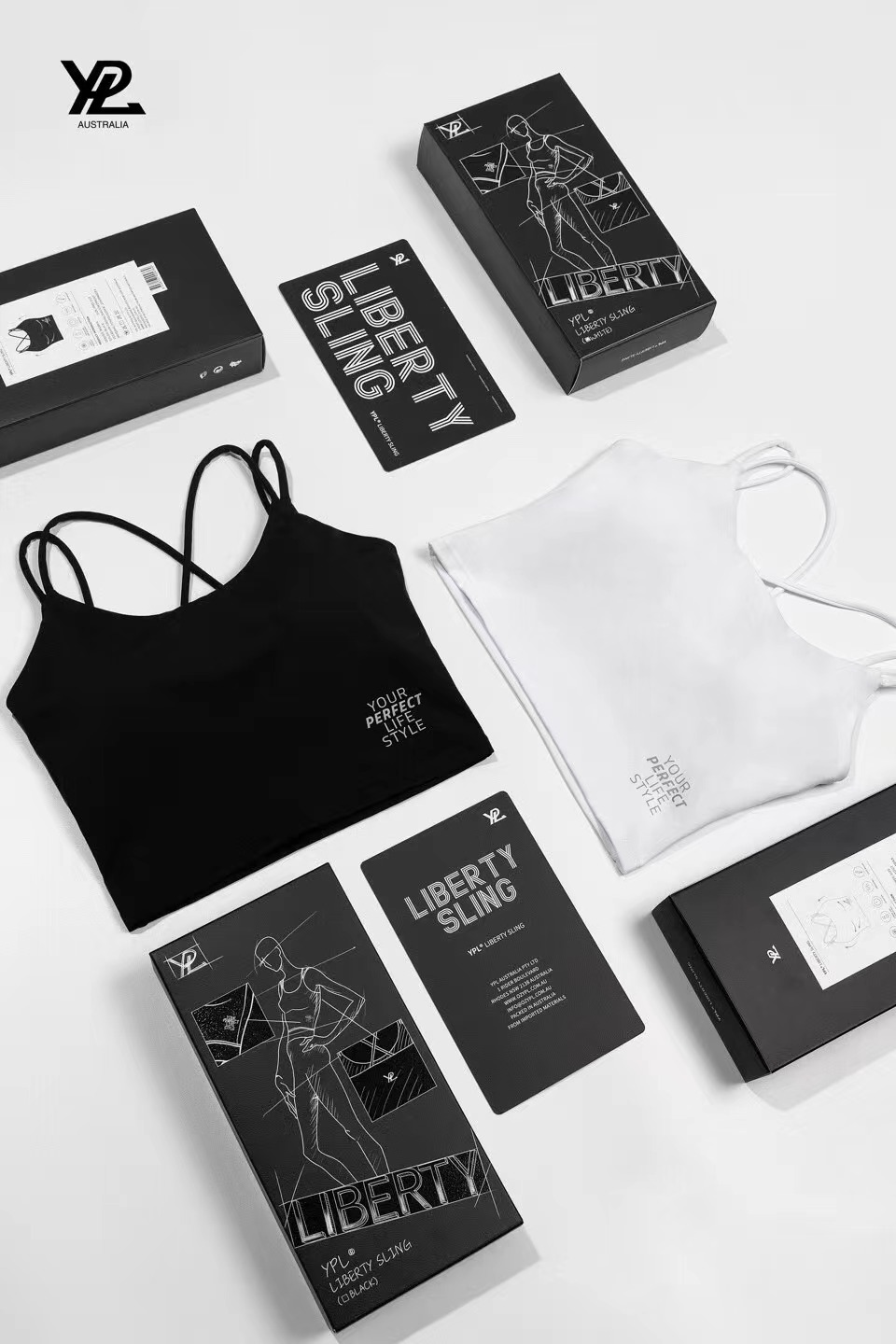 YPL Liberty Sling 零感吊带（黑/白）_保健品_澳新美淘网